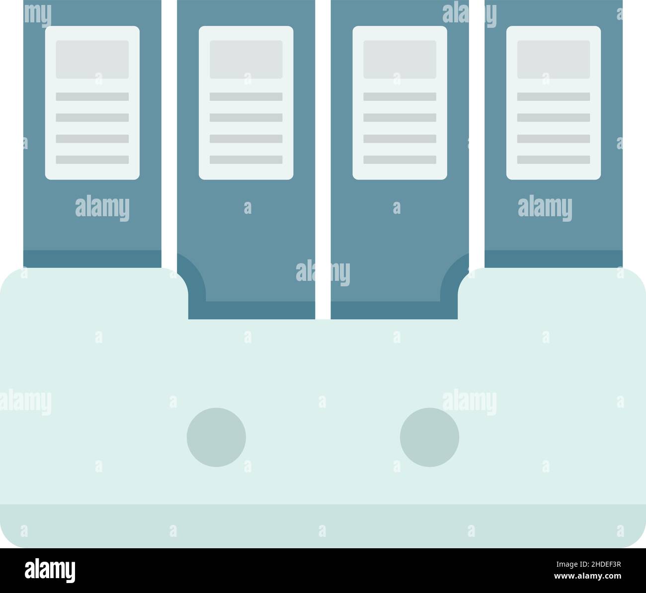 Folder box icon. Flat illustration of Folder box vector icon isolated ...