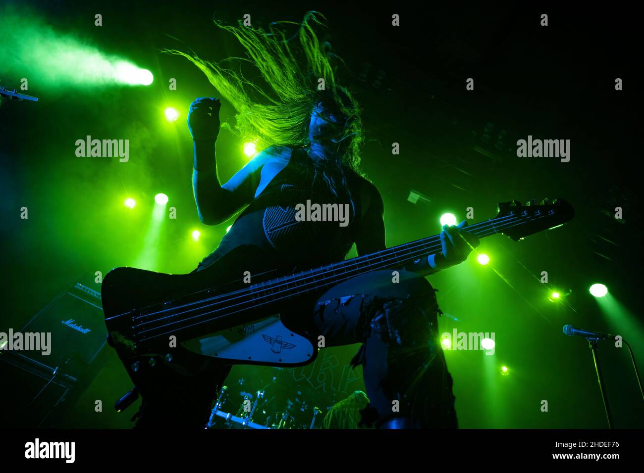 Bergen, Norway. 07th, August 2021. The Norwegian black metal band Taake ...