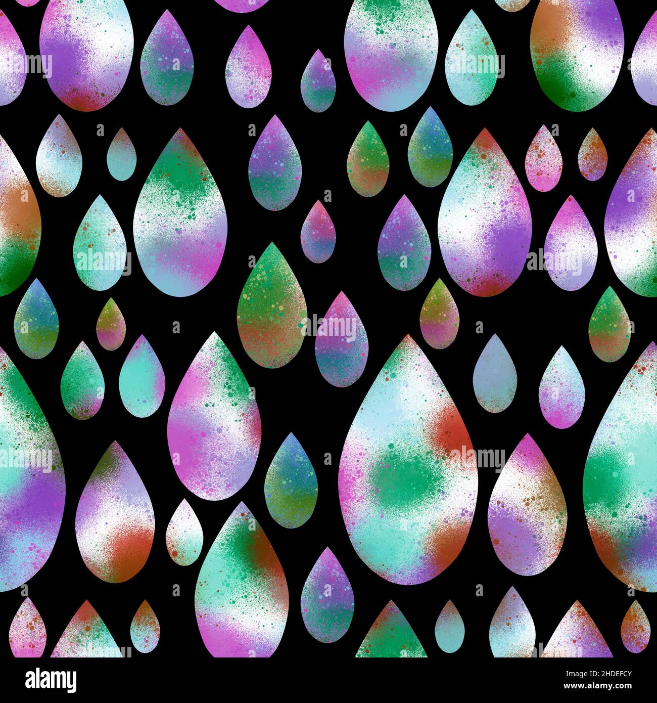 Seamless rain water drops pattern for fabrics and textiles and linens ...