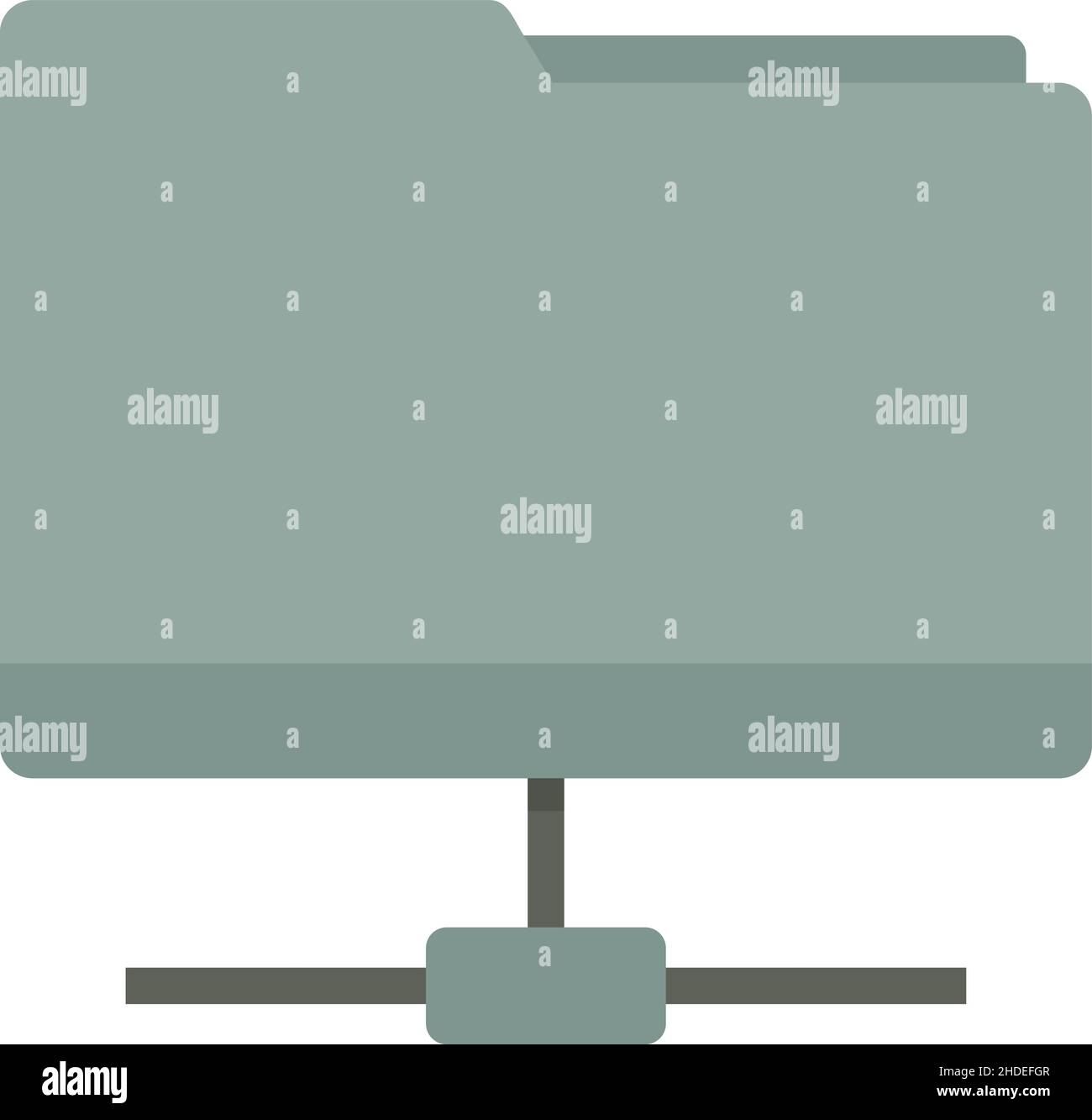 Network folder icon. Flat illustration of Network folder vector icon ...