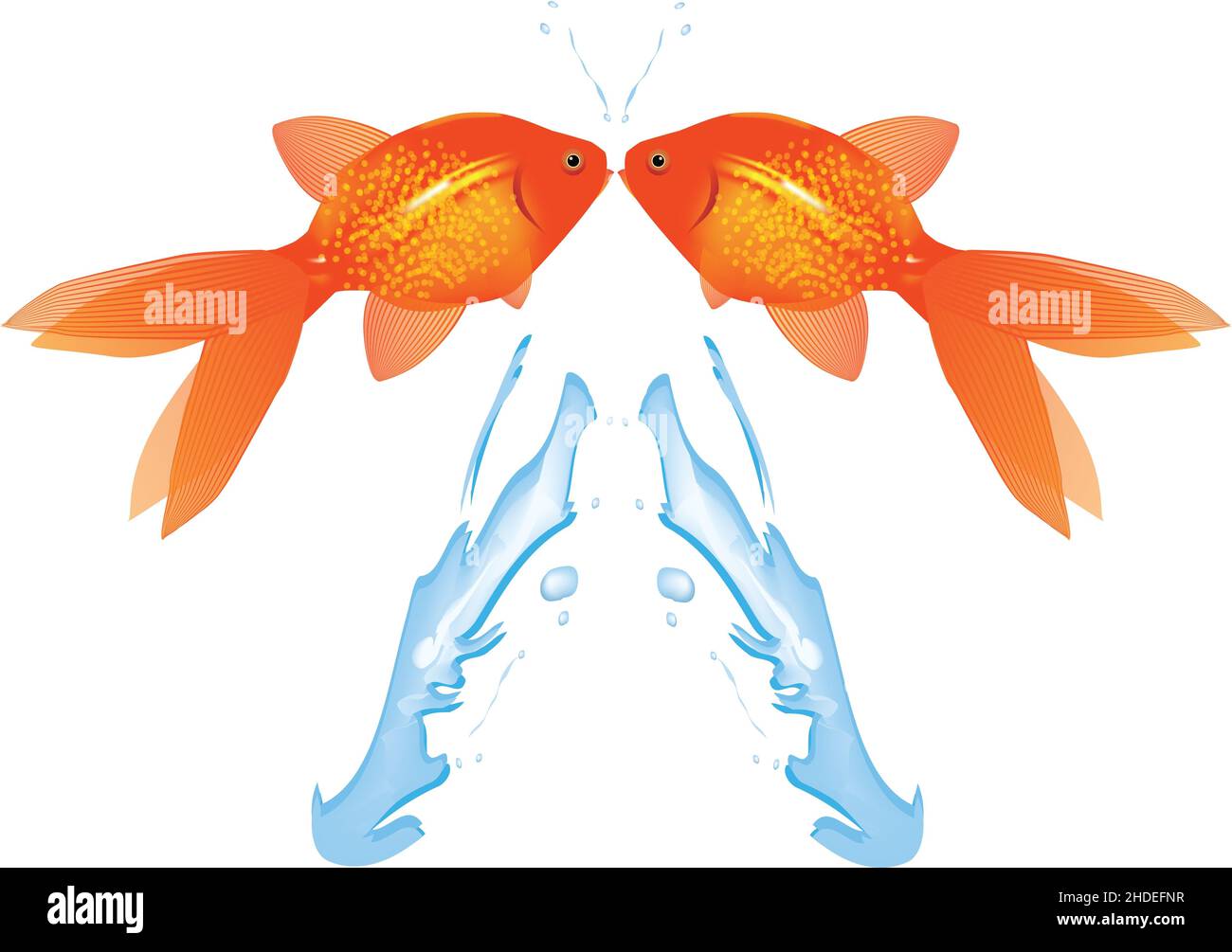 Goldfish leaping hi-res stock photography and images - Alamy