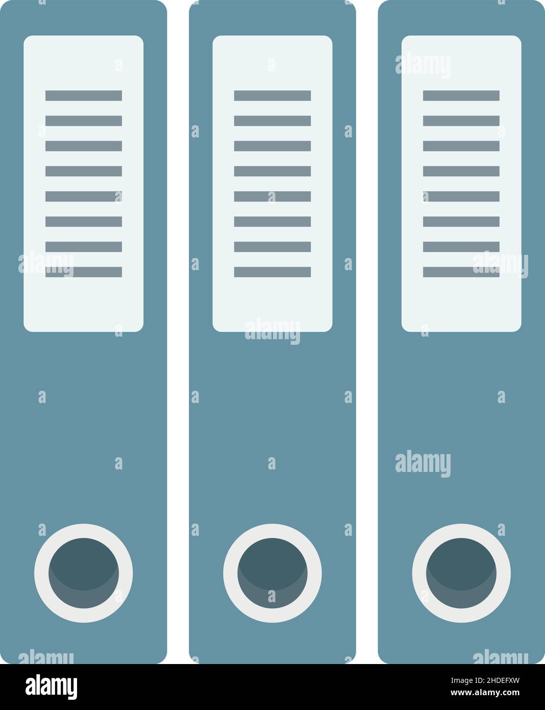 Plastic folders icon. Flat illustration of Plastic folders vector icon ...