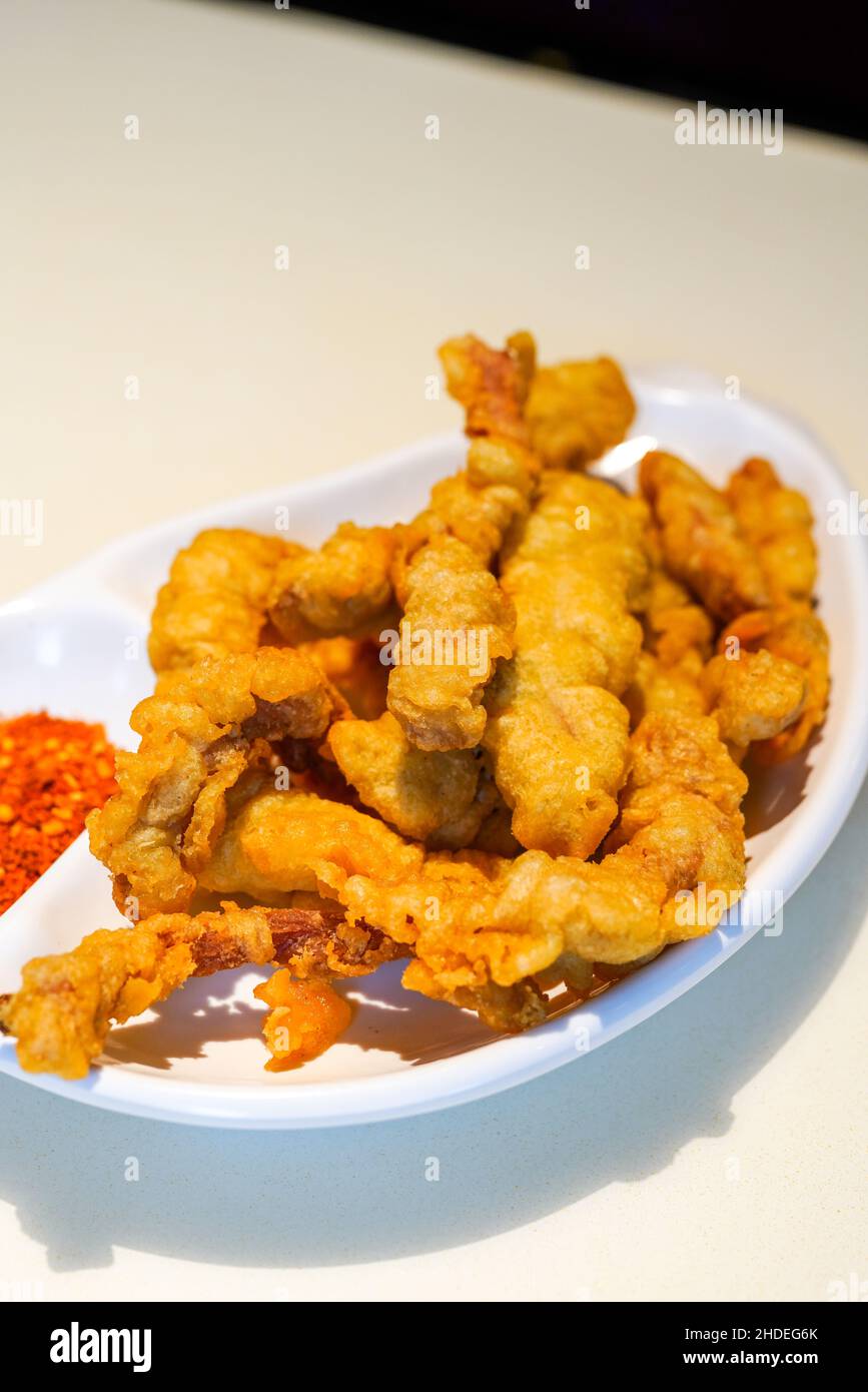 Freshly fried crispy meat hi-res stock photography and images - Alamy