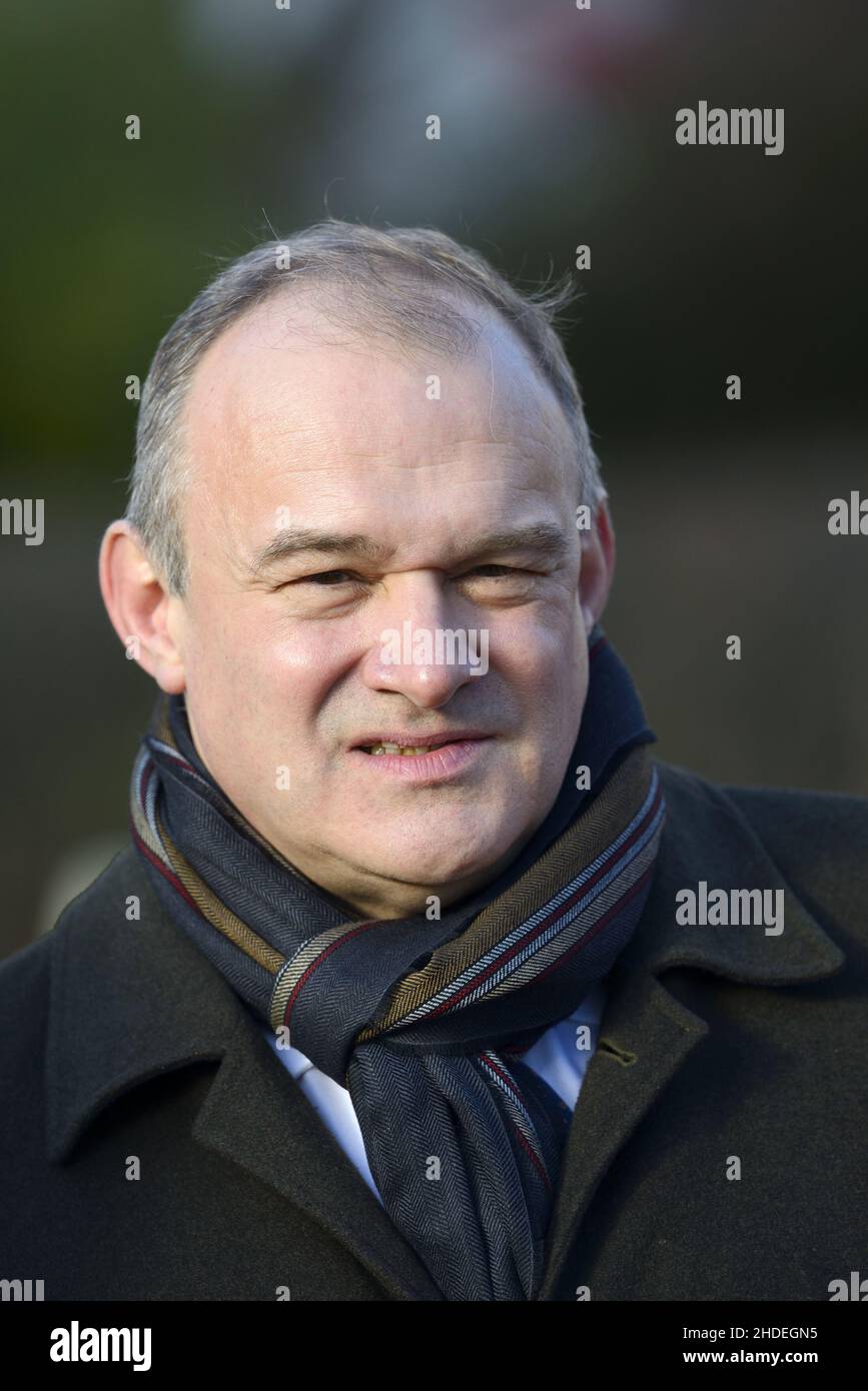 Sir Ed Davey MP (LibDem: Kingston and Surbiton) leader of the Liberal ...