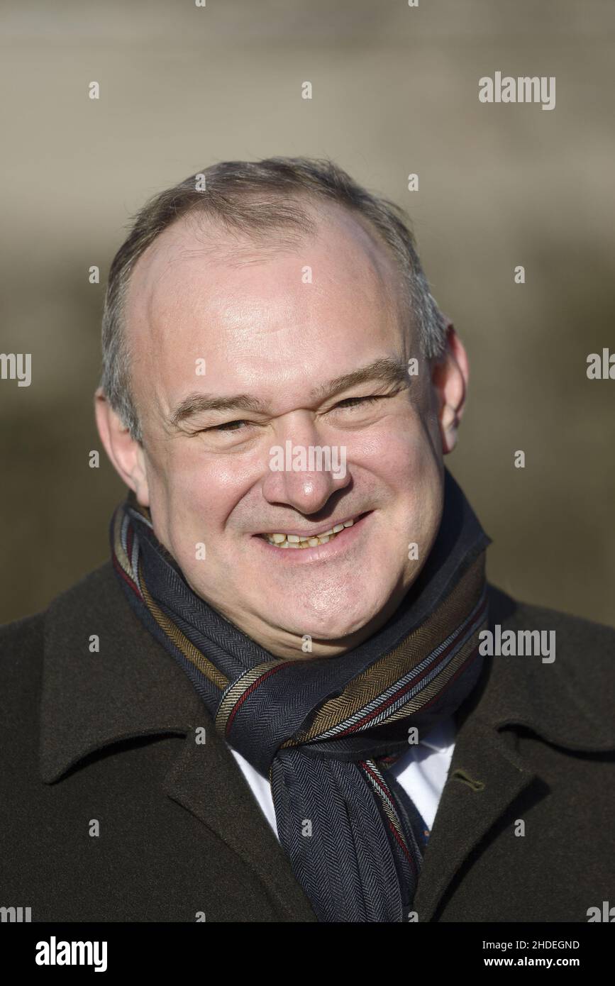 Sir Ed Davey MP (LibDem: Kingston and Surbiton) leader of the Liberal ...