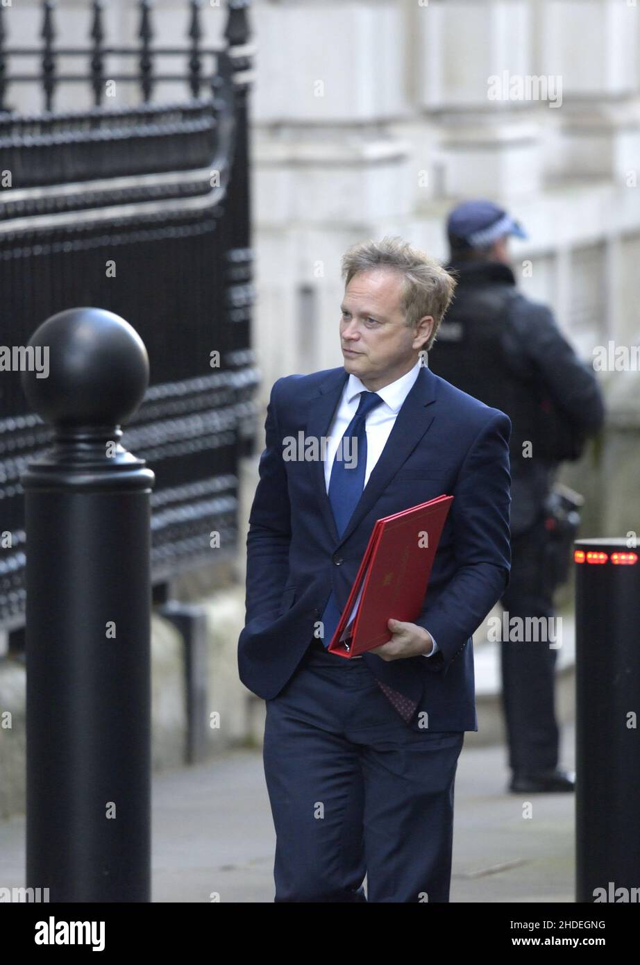 Grant Shapps MP (Secretary of State for Transport) arriving in Downing ...