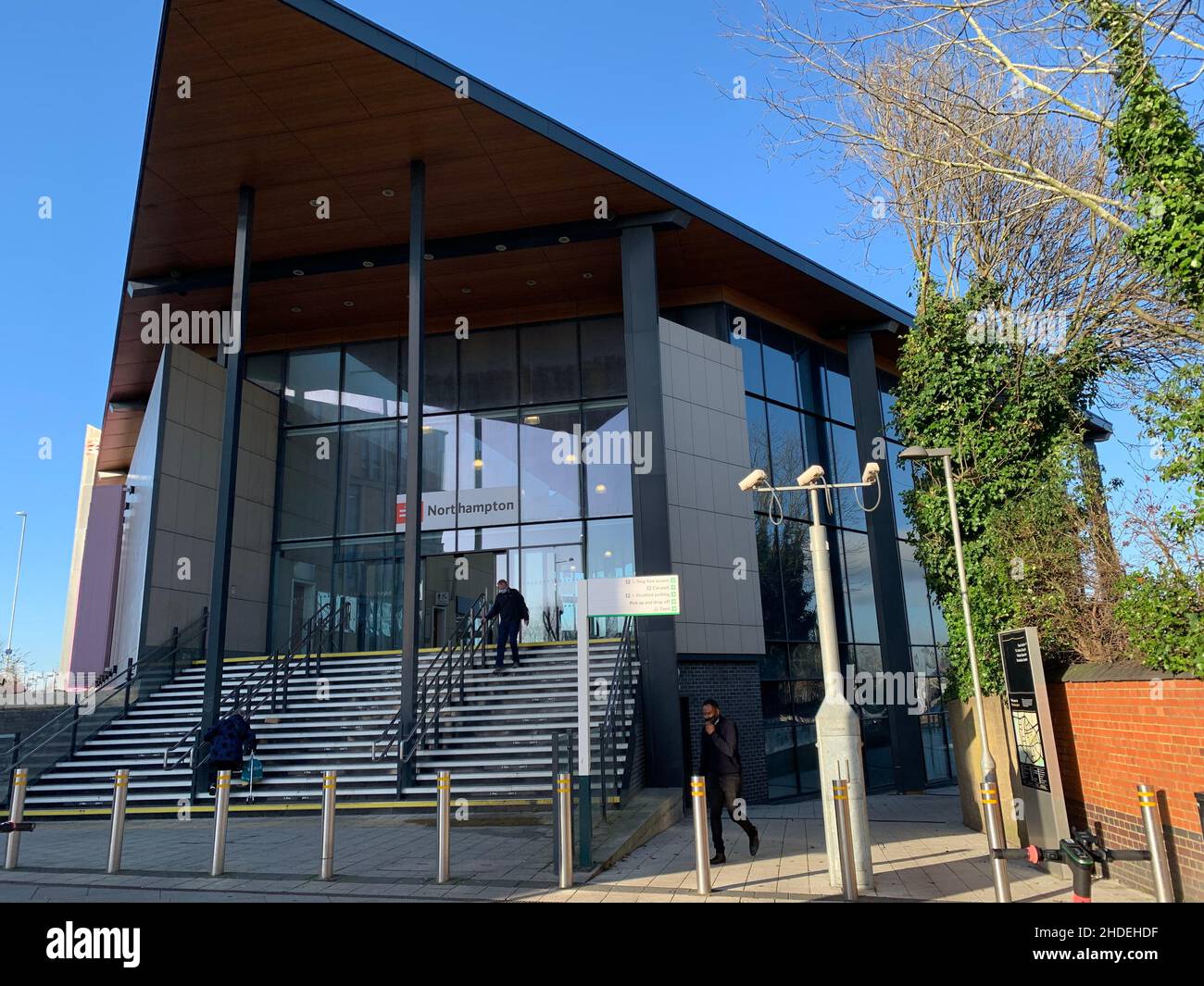 Railway station Northampton UK Stock Photo - Alamy