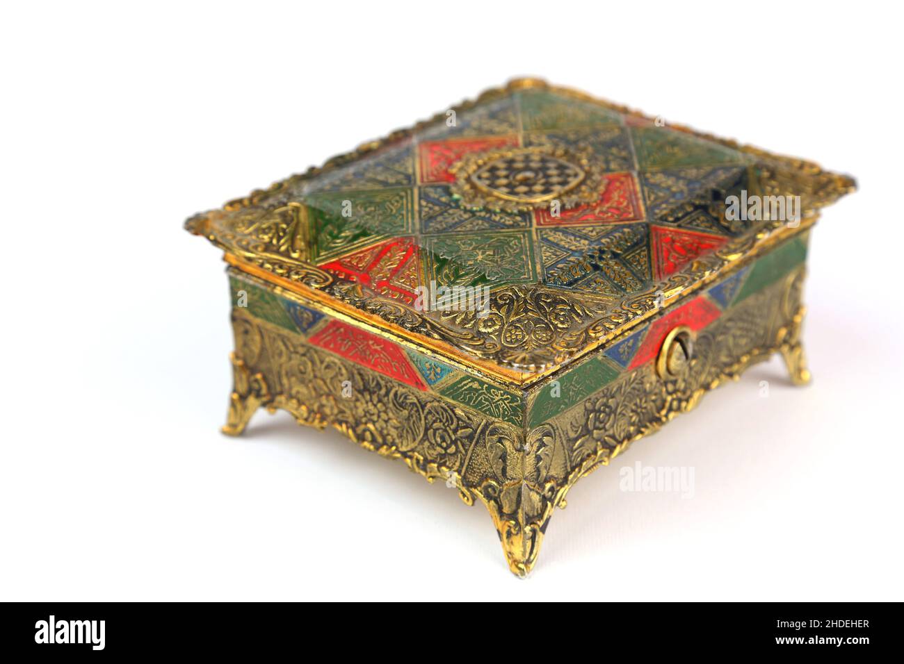 Old jewelry box Stock Photo - Alamy