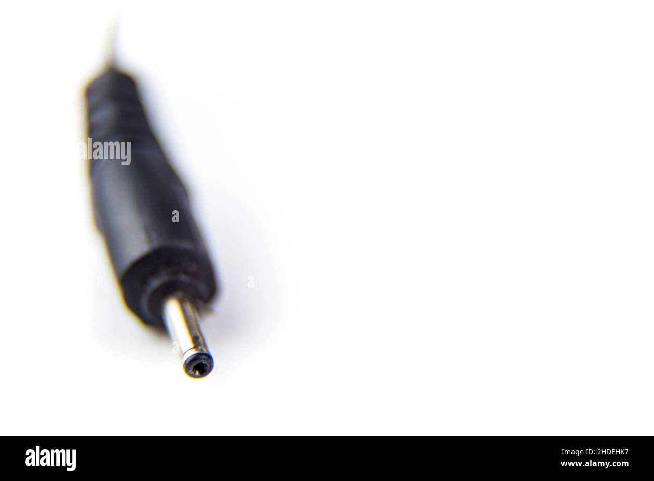 Cable plug isolated on white Stock Photo - Alamy