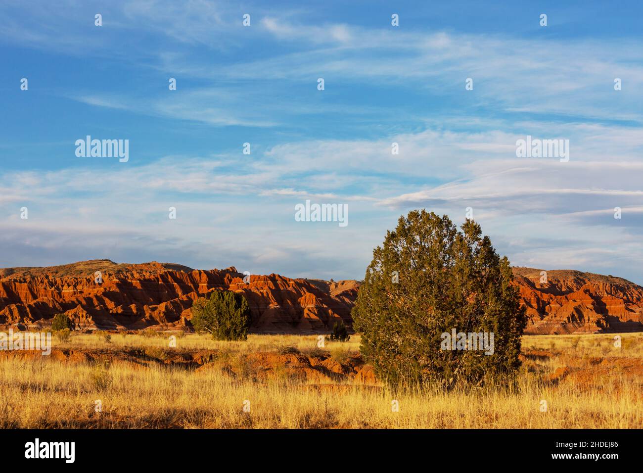 American landscapes- prairie and cliffs, Utah, USA Stock Photo - Alamy