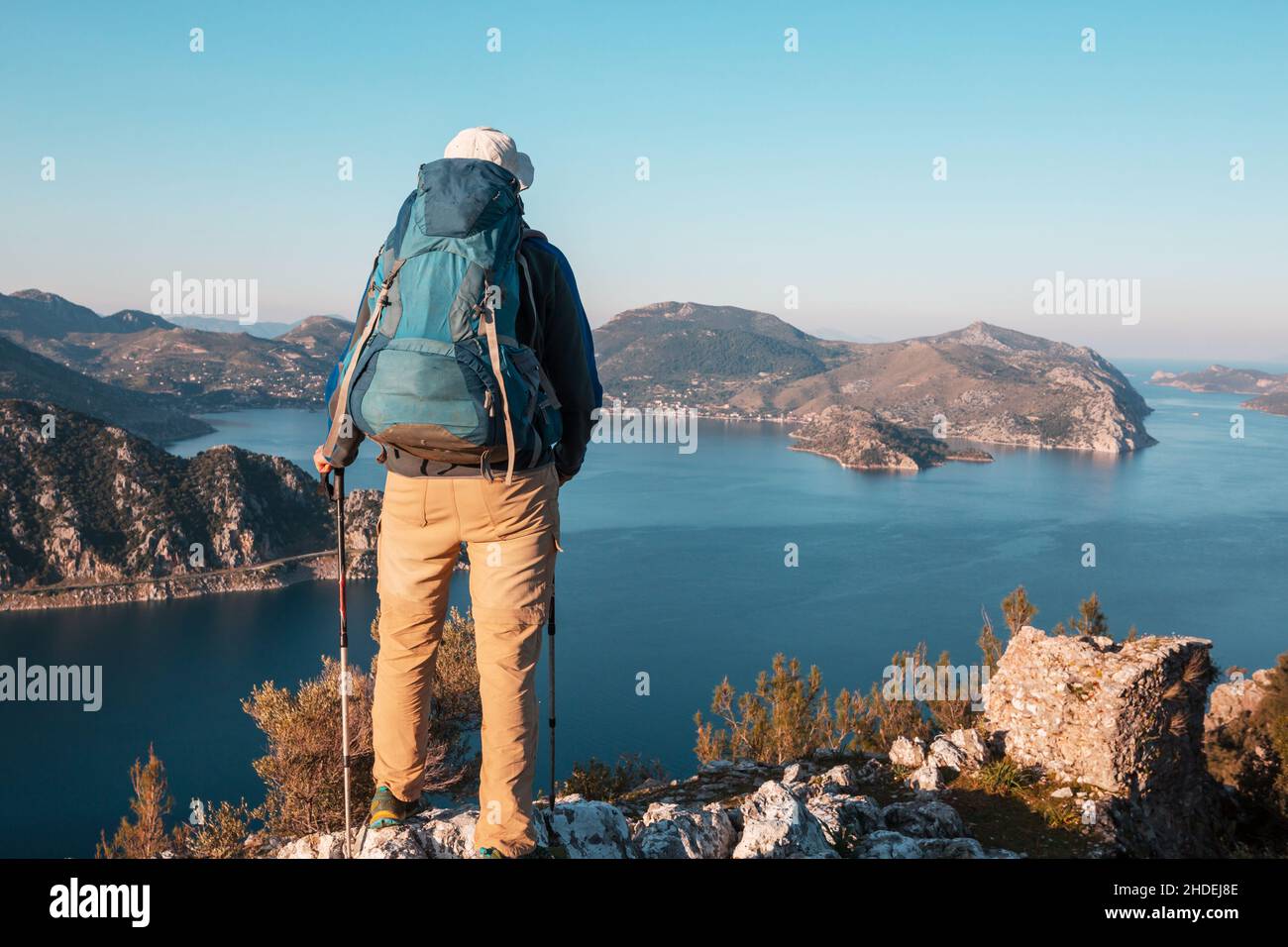 Beautiful nature landscapes in Turkey mountains. Lycian way is famous ...