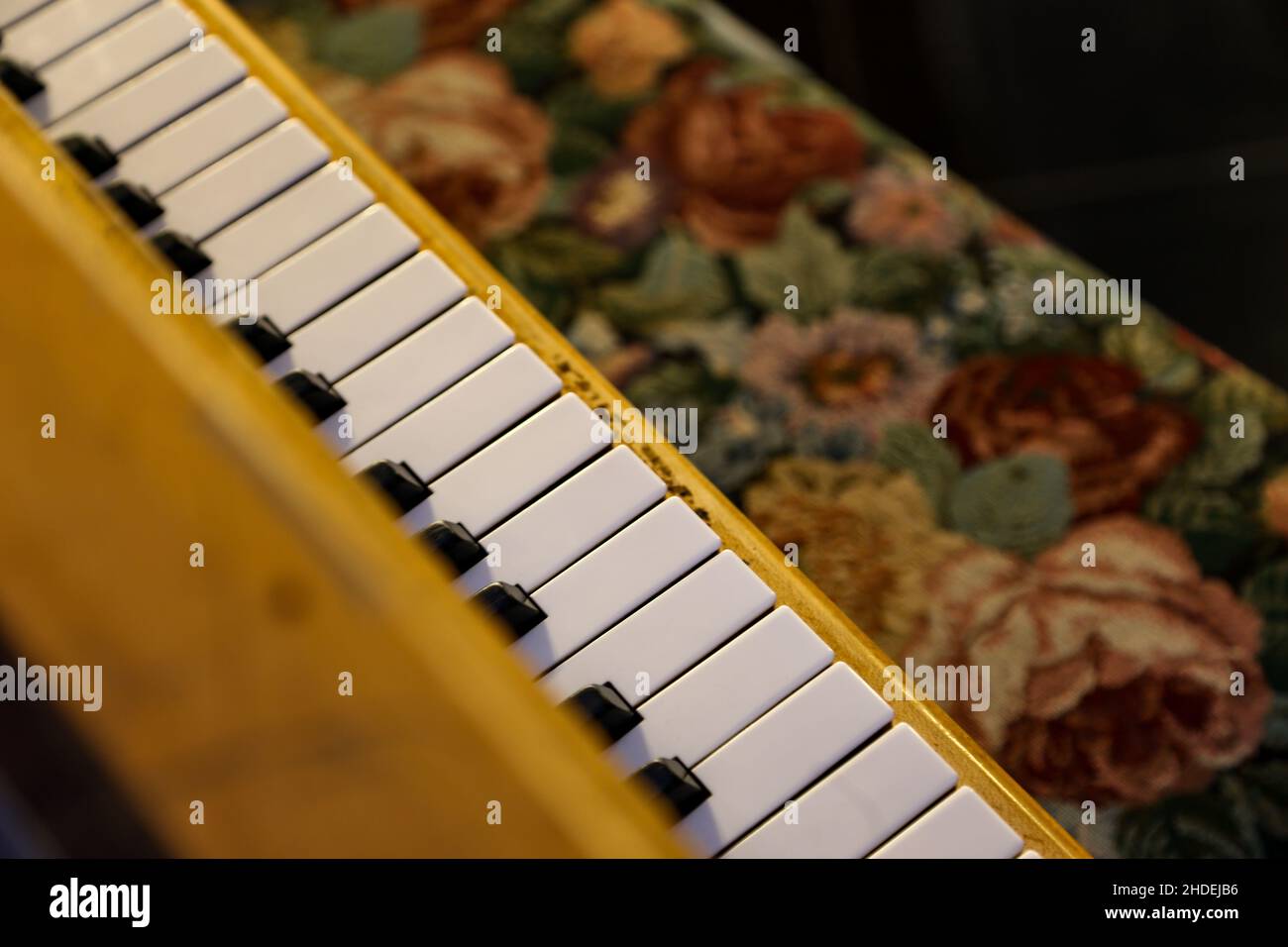 Old piano keys Stock Photo - Alamy