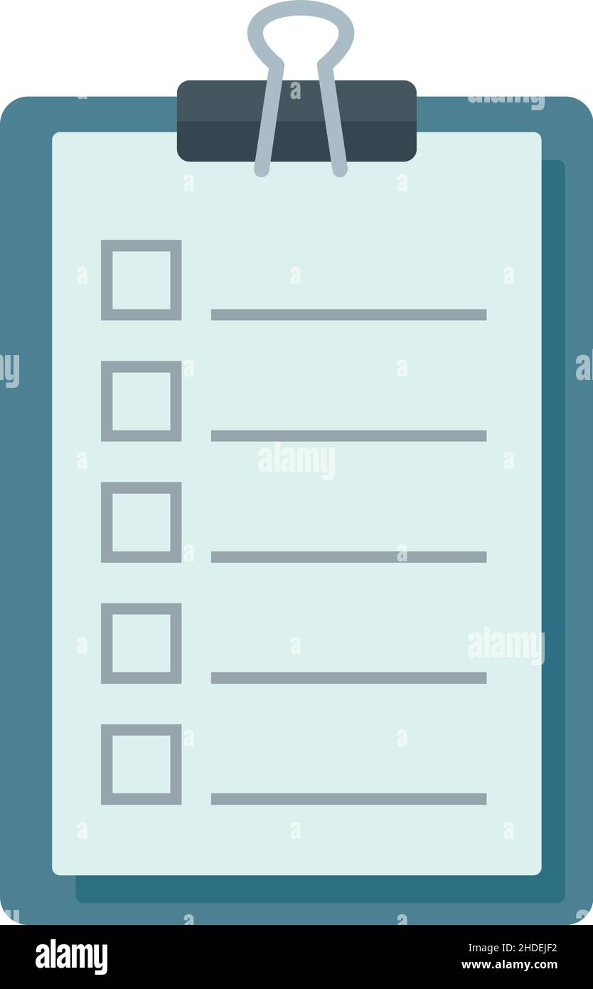 To-do list task icon. Flat illustration of To-do list task vector icon ...