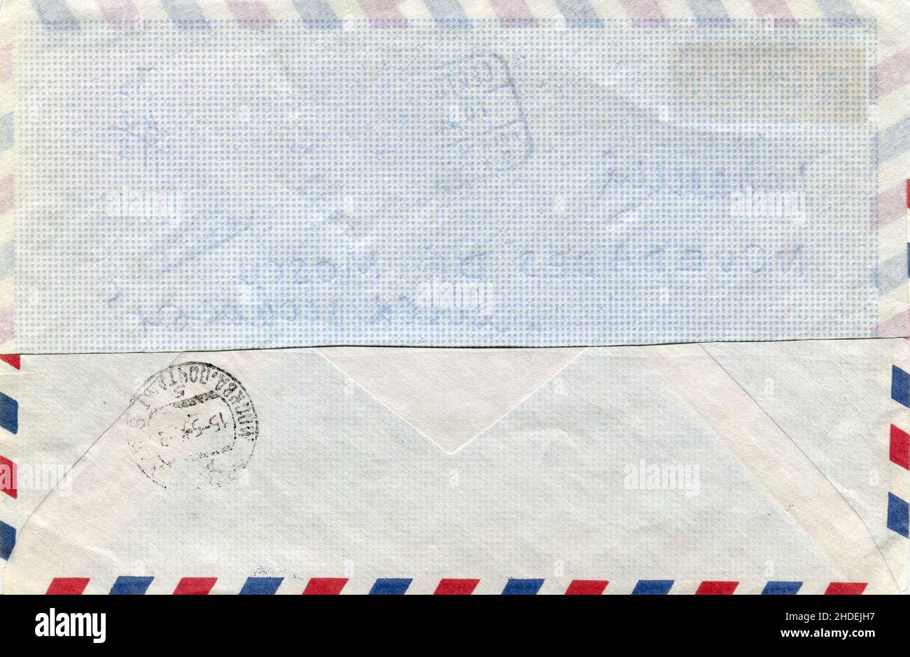 Back side Post envelope, background Stock Photo - Alamy