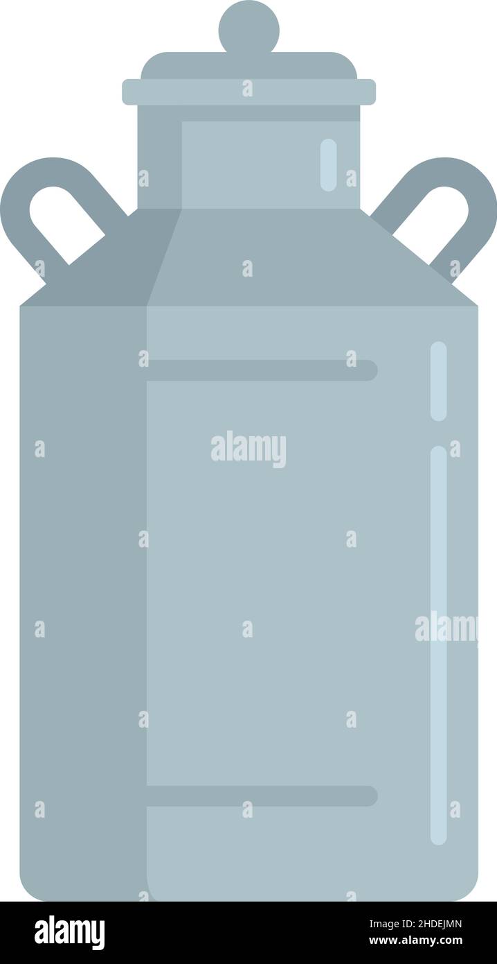 Milk barrel icon. Flat illustration of Milk barrel vector icon isolated ...