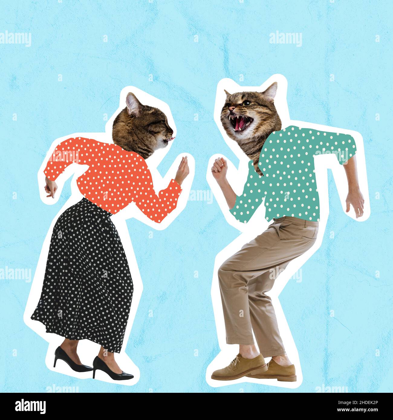 Modern design, contemporary art collage. Inspiration, idea, trendy ...