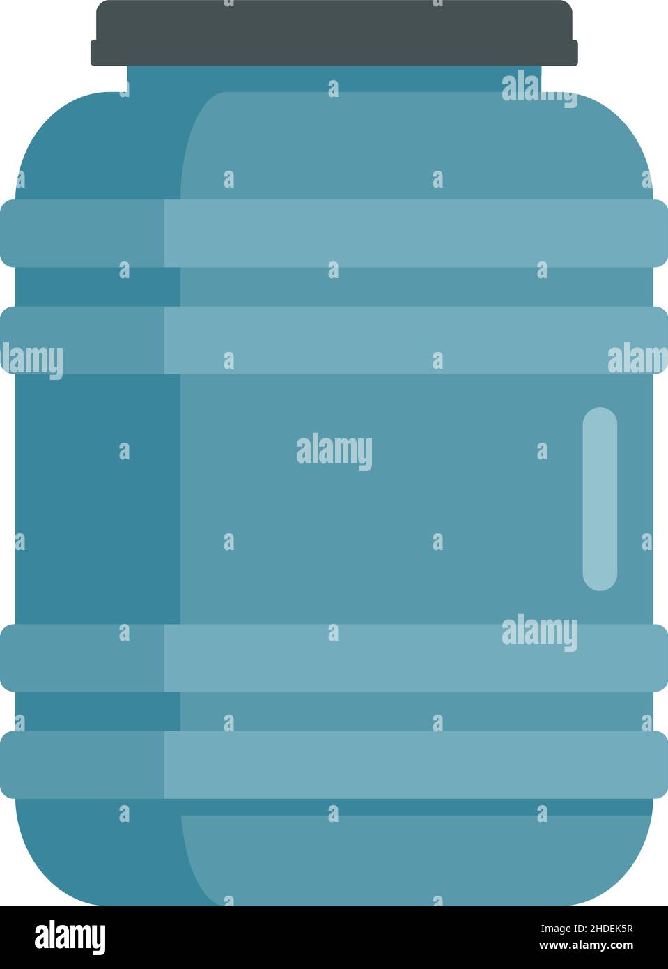 Plastic barrel icon. Flat illustration of Plastic barrel vector icon ...