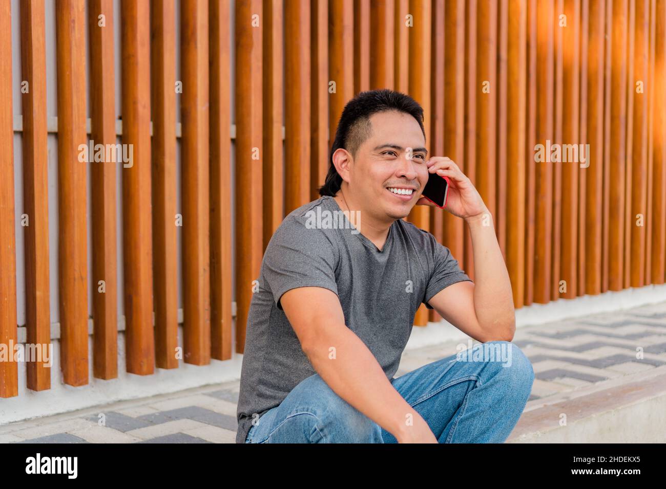 Young indigenous man using hi-res stock photography and images - Alamy