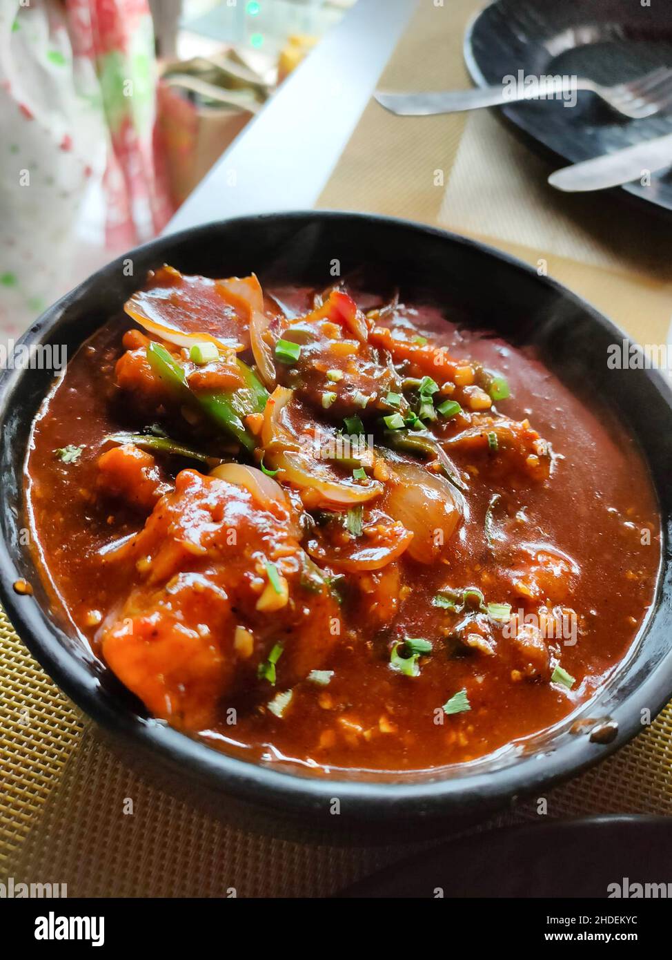 Chilli chicken is a popular Indo-Chinese dish of chicken of Hakka ...