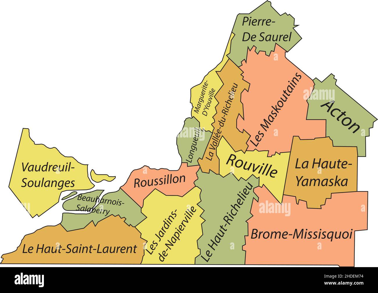 Map of canada montreal quebec hi-res stock photography and images - Alamy