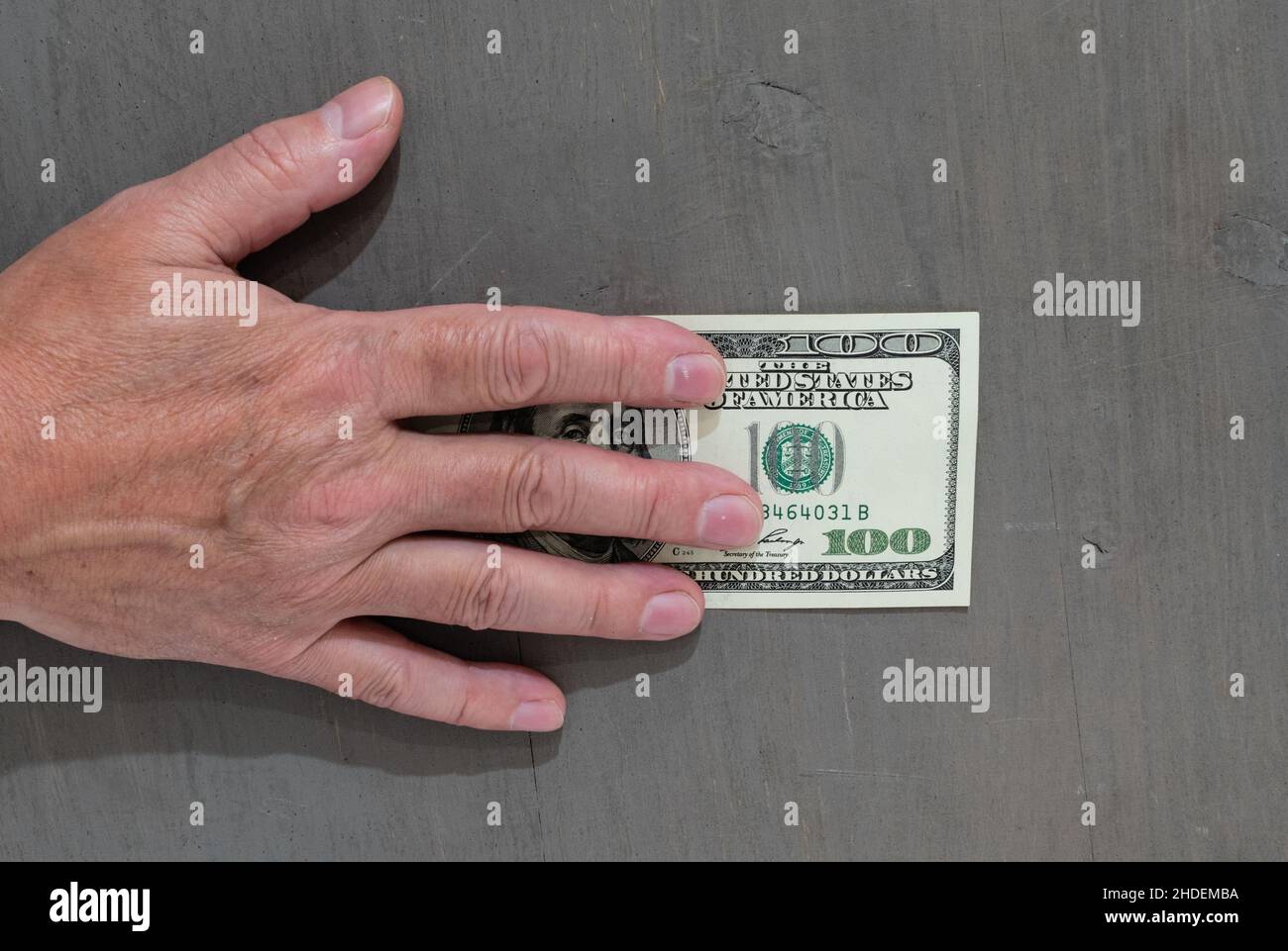 Man giving an one dollar bill hi-res stock photography and images - Alamy