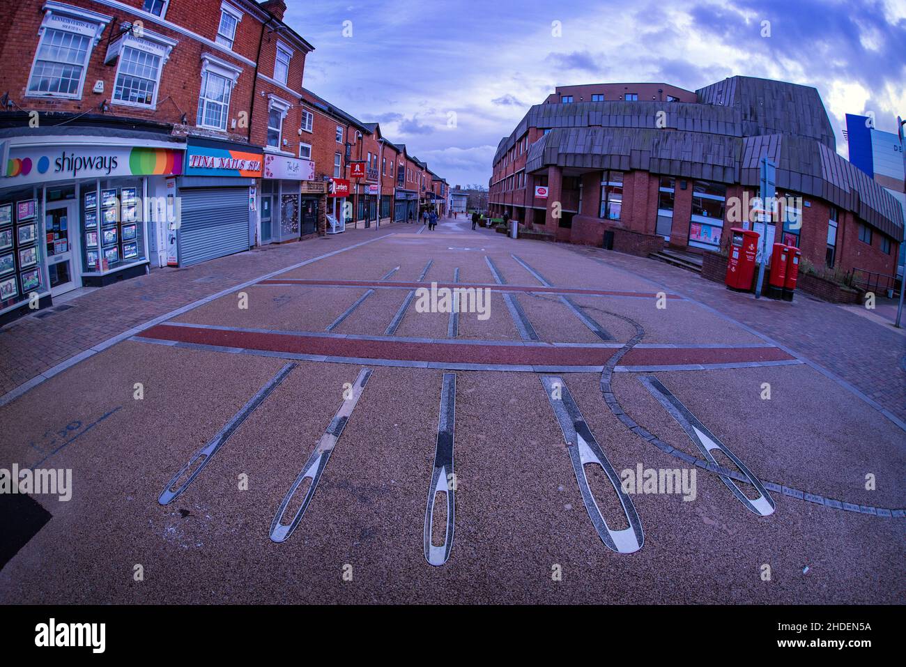 Alcester Street Needles in Redditch Town Centre, Worcs. UK - Giant ...