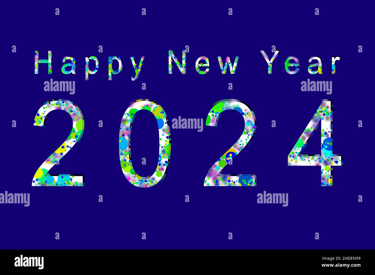 2024 New Year Wishes Bavaria Germany Stock Photo - Alamy