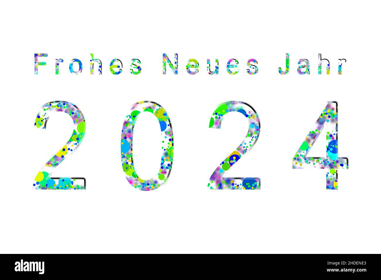 2024 New Year Wishes Bavaria Germany Stock Photo - Alamy