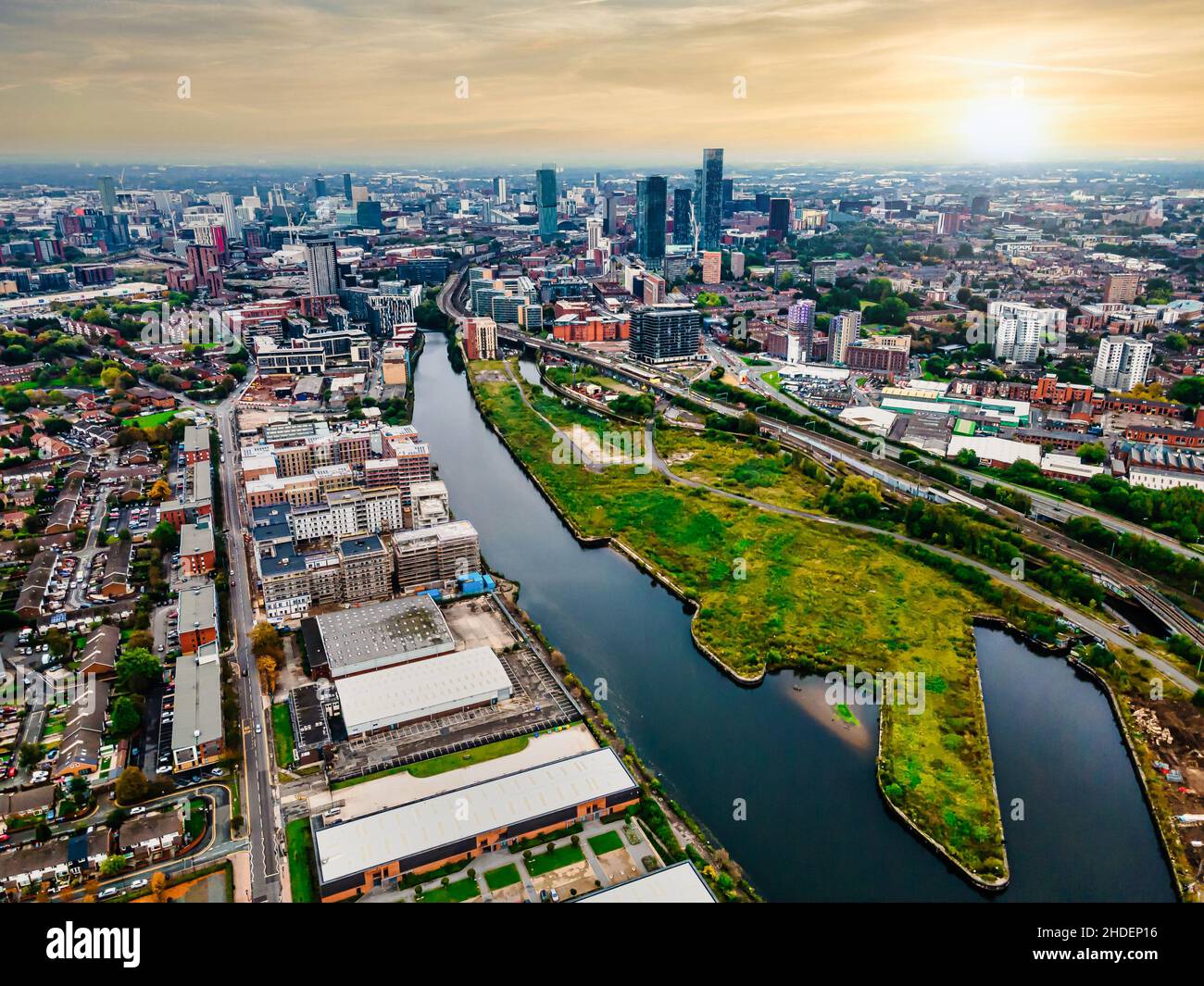 Aerial shot modern houses hi-res stock photography and images - Alamy