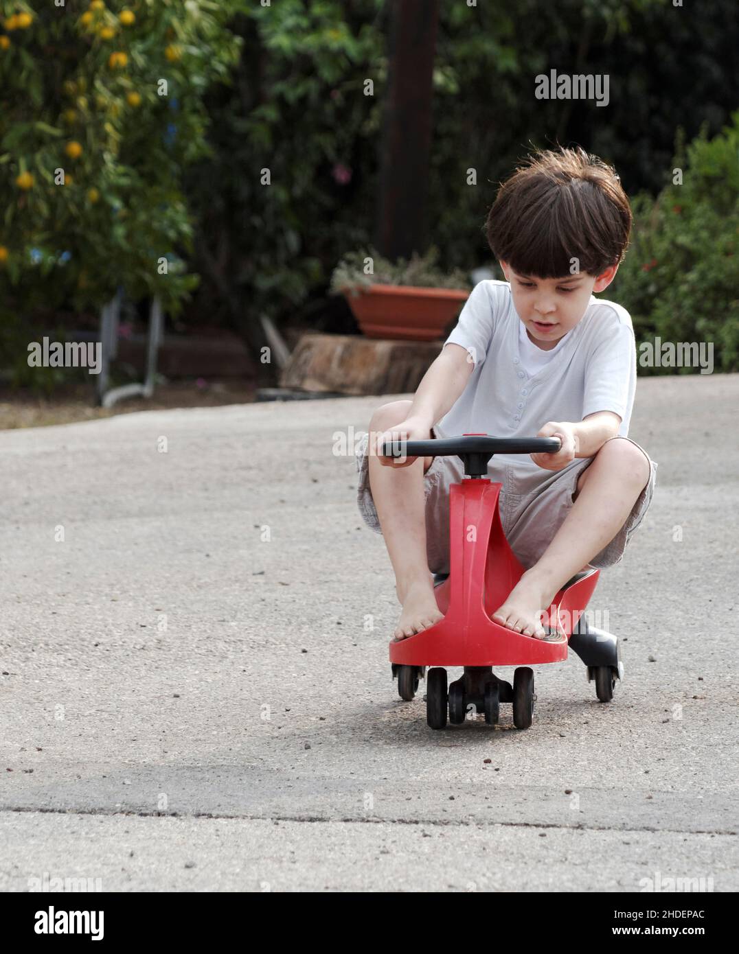 Boy on cart hi-res stock photography and images - Alamy