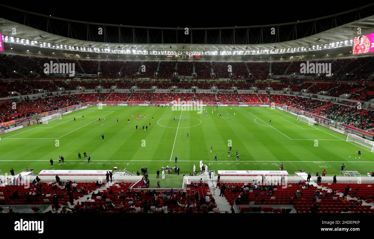 General view inside the Ahmed Bin Ali Stadium in Al Rayyan, Qatar ...