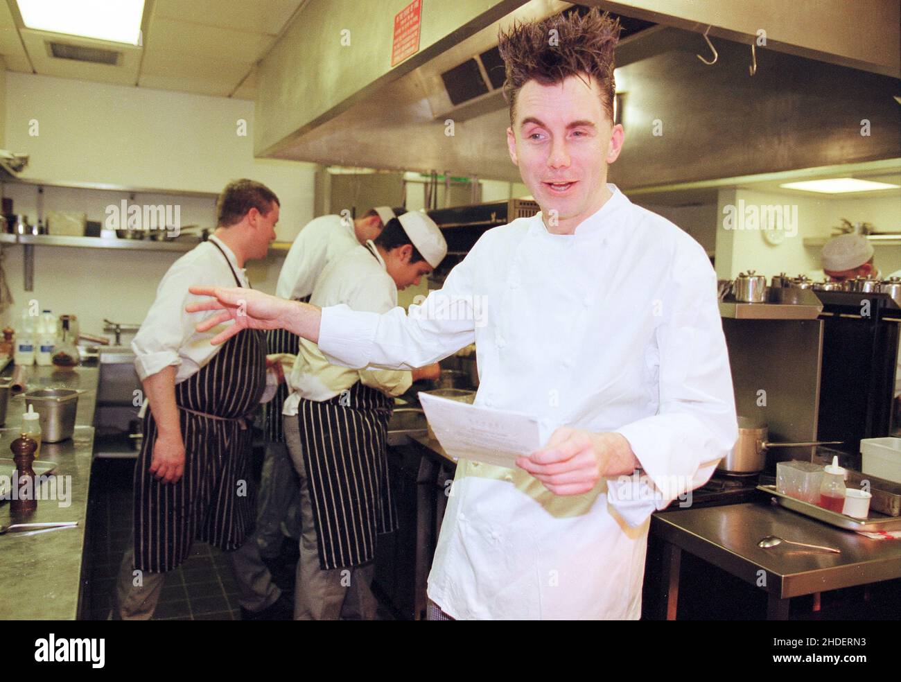 Gary Rhodes, celebrity chef photographed in his Pimlico restaurant ...