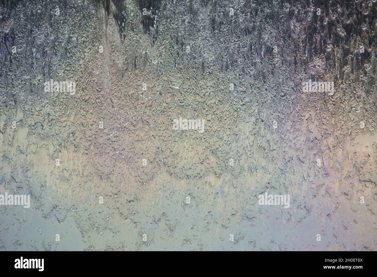 Texture background of water on cold steel Stock Photo - Alamy