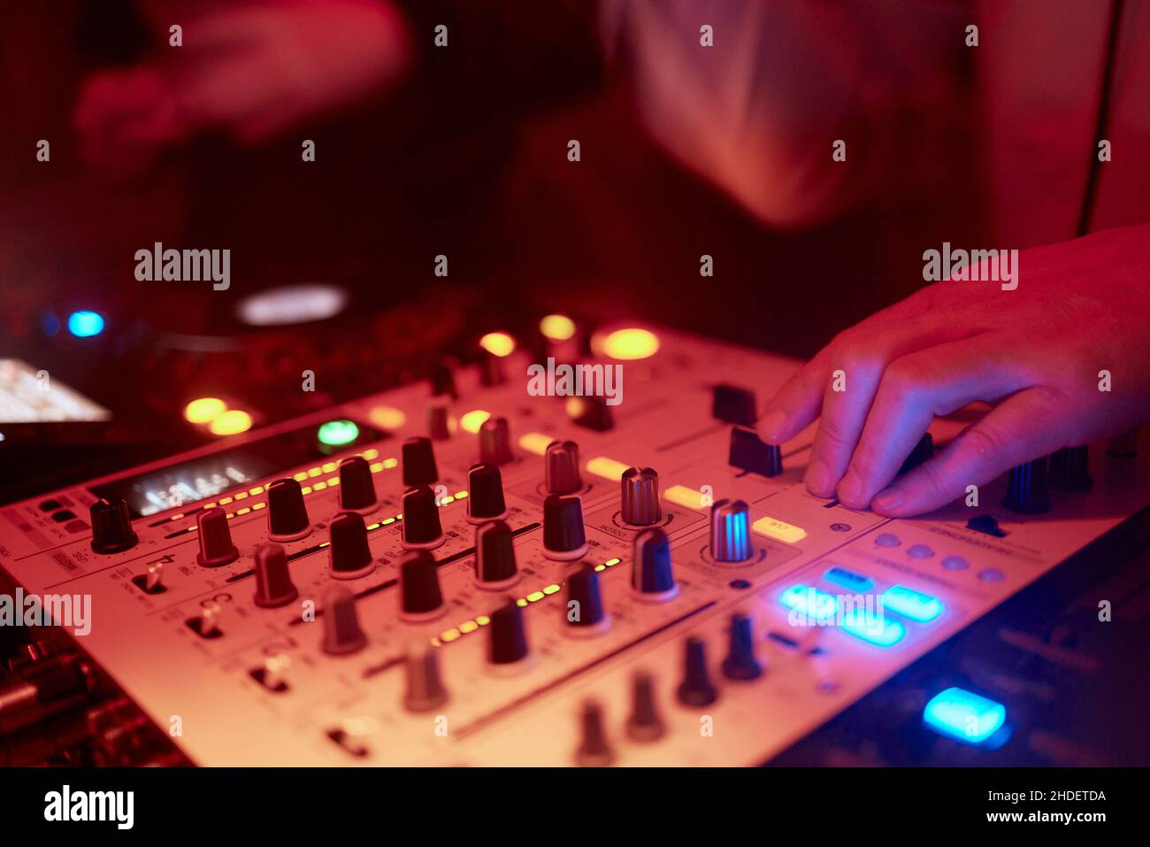 Mixing console for sound producer. Music. Sound. Sound controller ...