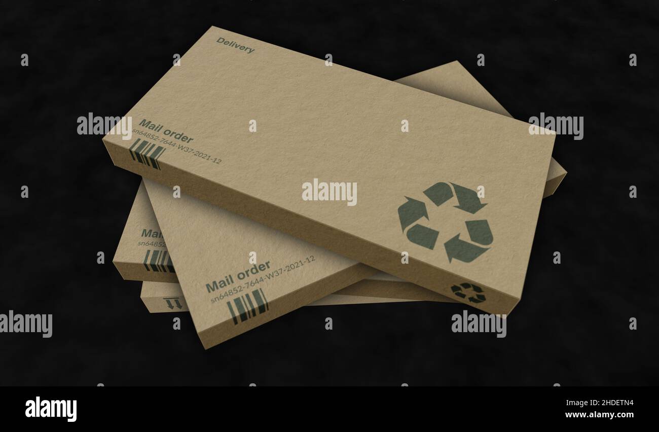 Delivery recycling box production and manufacturing line. Product ...