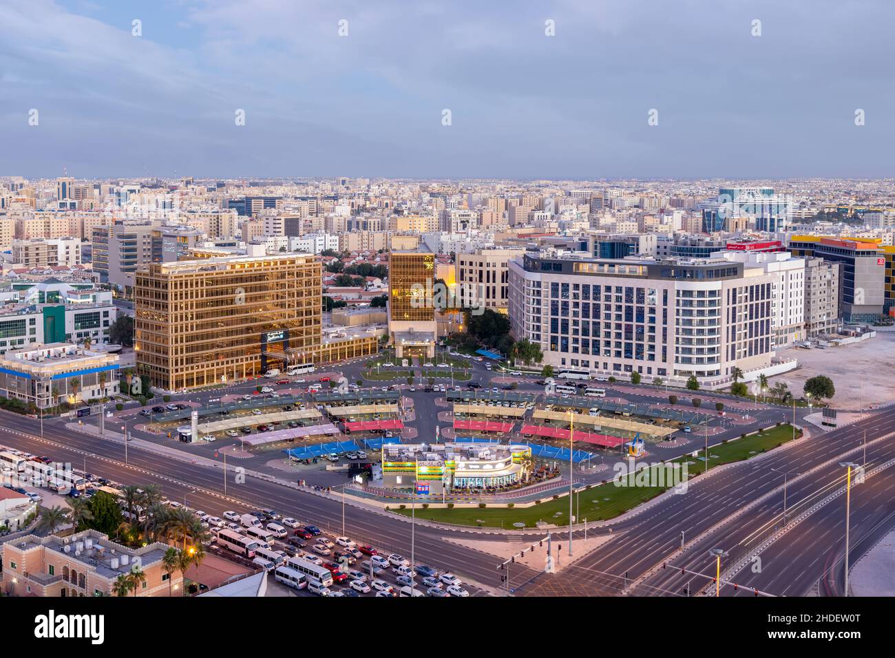 Aerial View of Radisson Blue Hotel Salwa Road Doha Stock Photo - Alamy