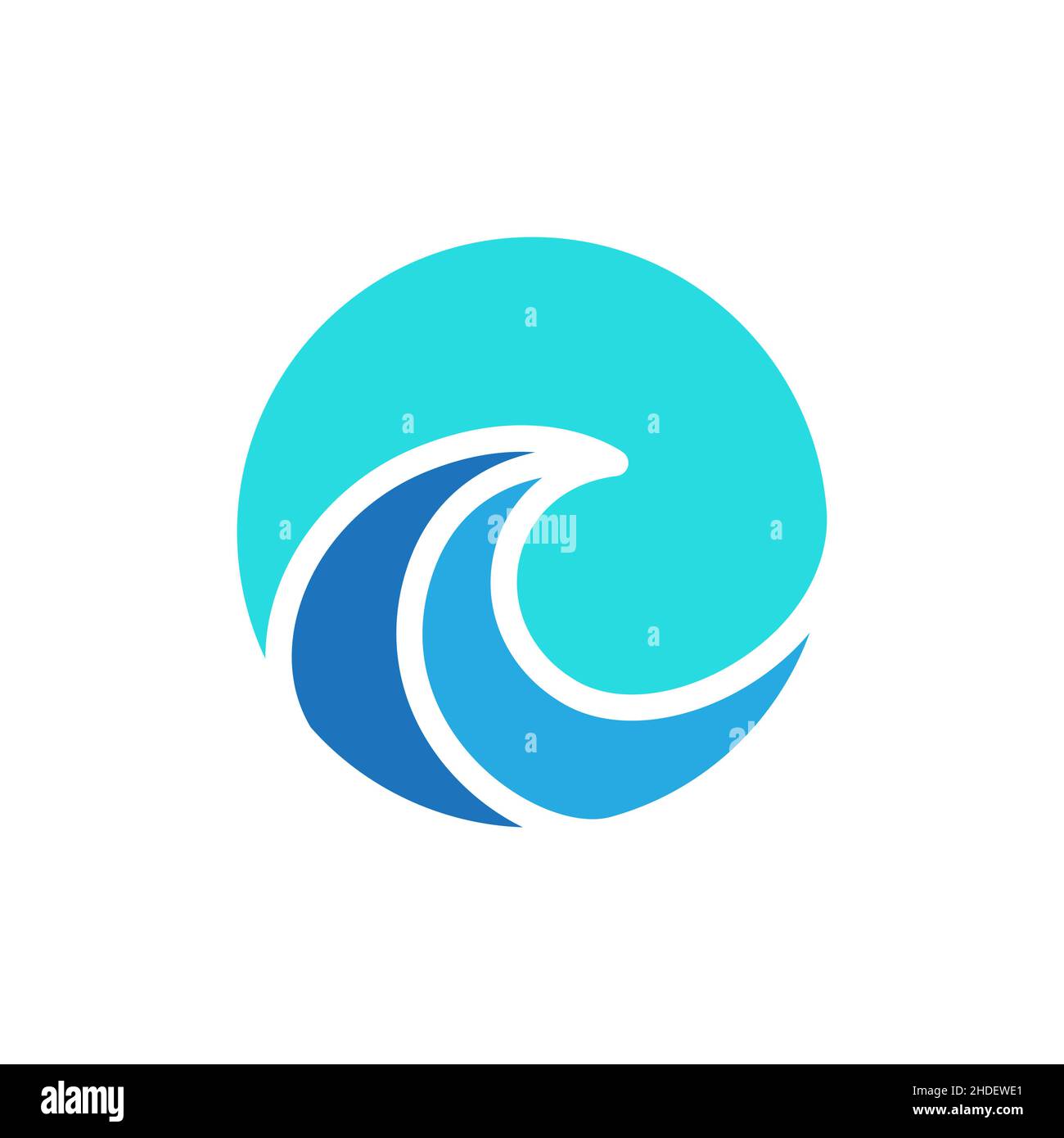 Dynamic waves logo Stock Vector Images - Alamy