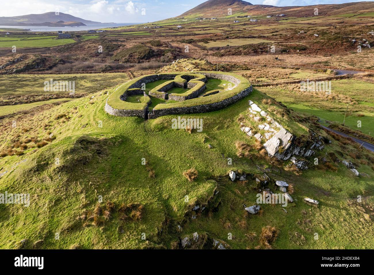 Ring fort ireland aerial hi-res stock photography and images - Alamy