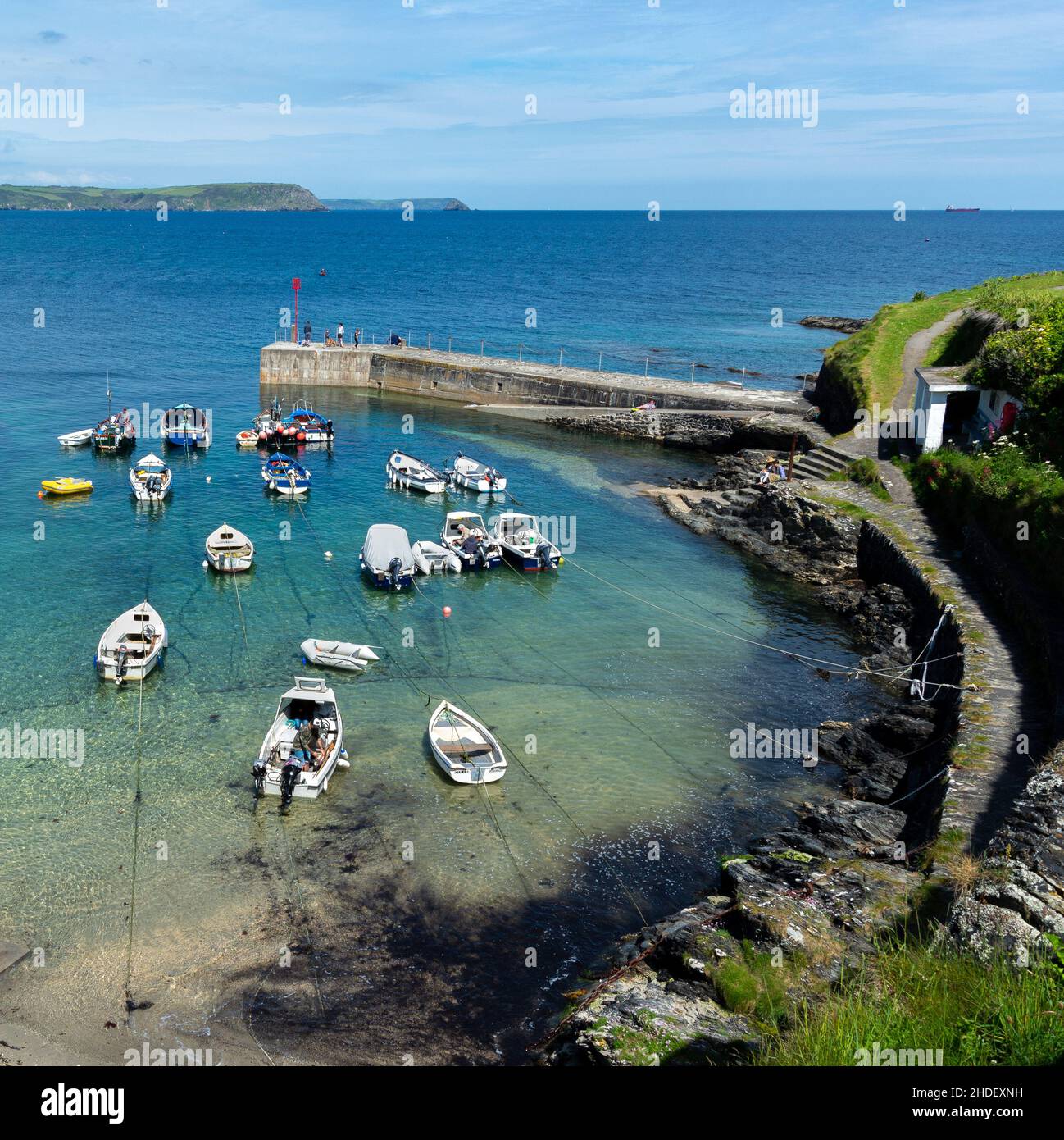 Portscatho harbour hi-res stock photography and images - Alamy