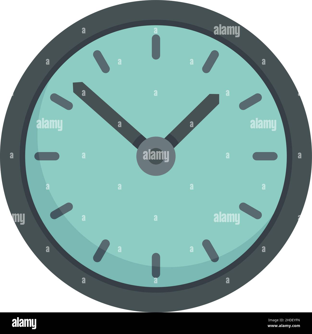 Wall watch icon. Flat illustration of Wall watch vector icon isolated ...