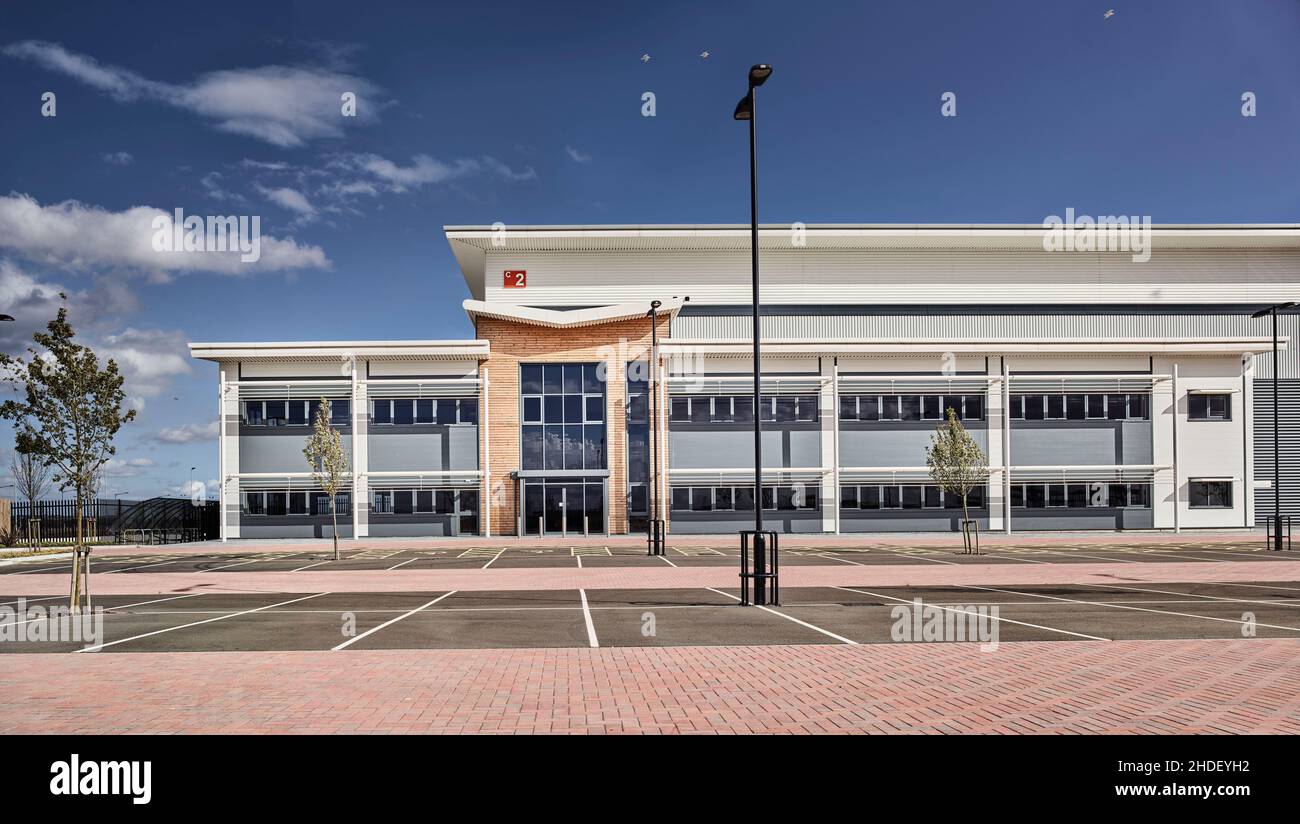 Logistics park DP World Stock Photo - Alamy