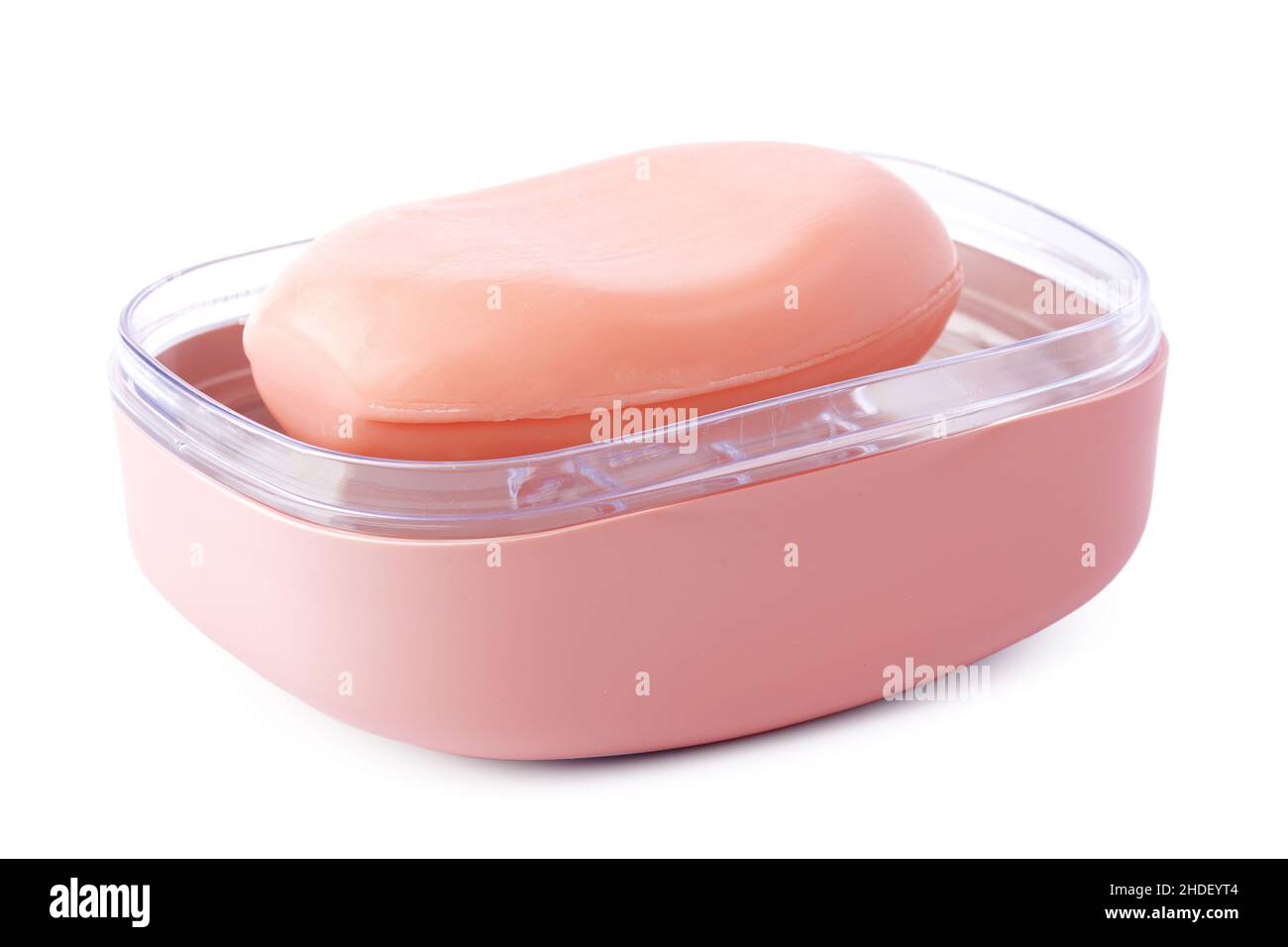 Soap and soap box isolated on a white background Stock Photo - Alamy