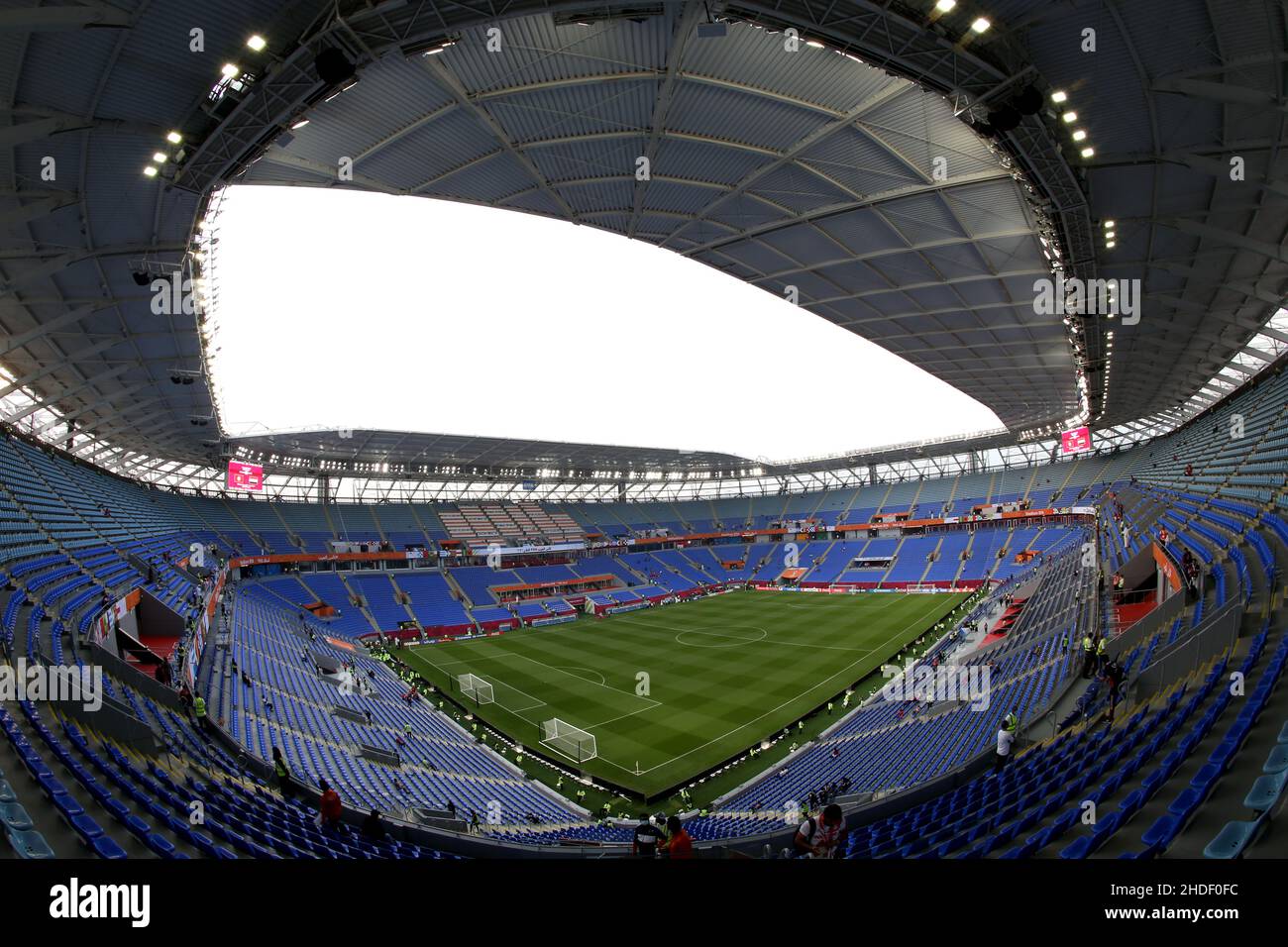 General view inside Stadium 974 in Doha, Qatar. Taken during the FIFA ...
