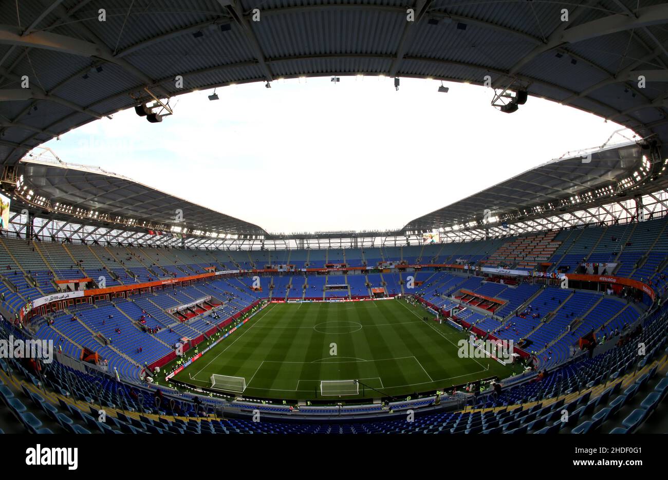 General view inside Stadium 974 in Doha, Qatar. Taken during the FIFA ...