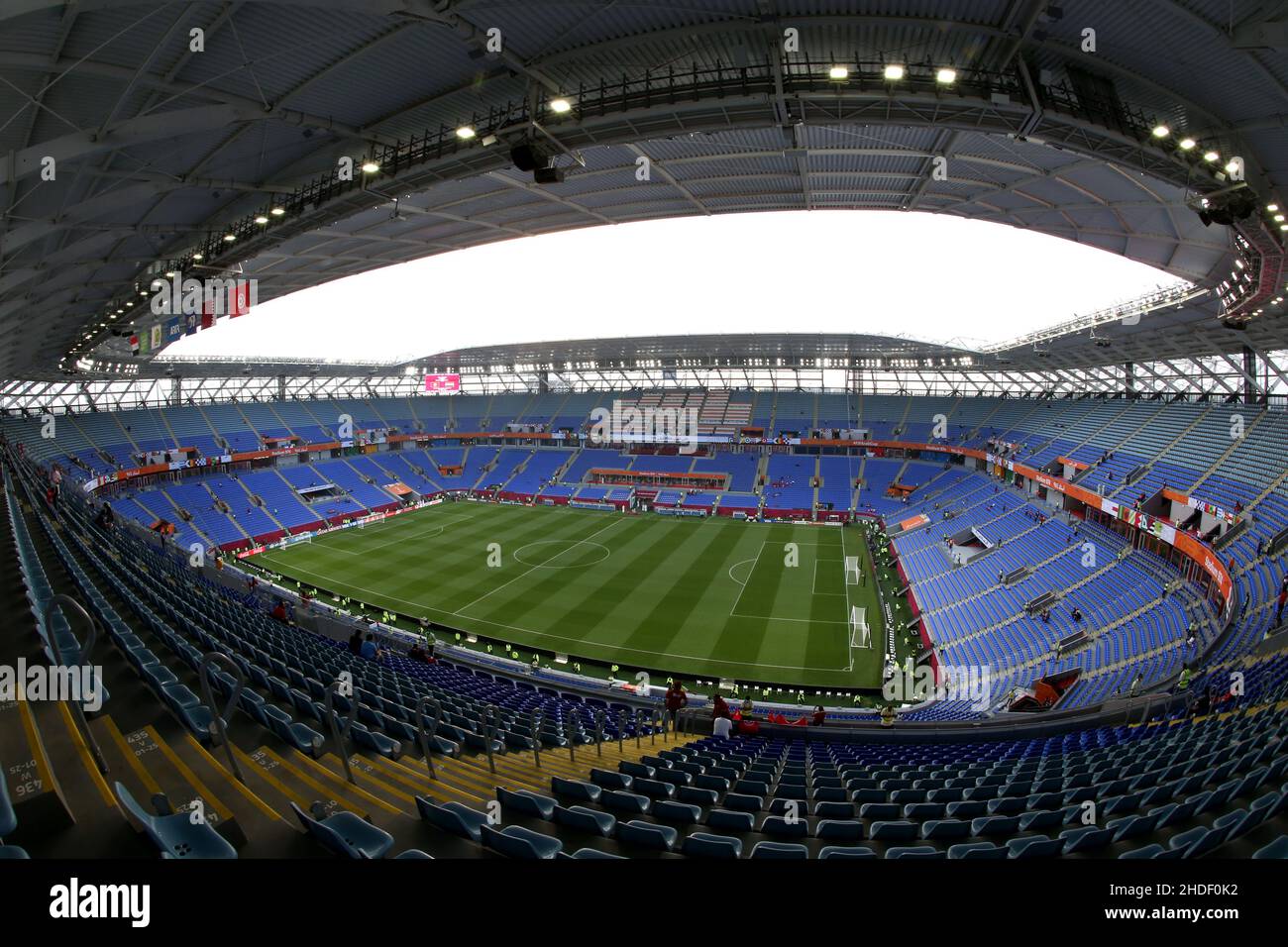 General view inside Stadium 974 in Doha, Qatar. Taken during the FIFA ...