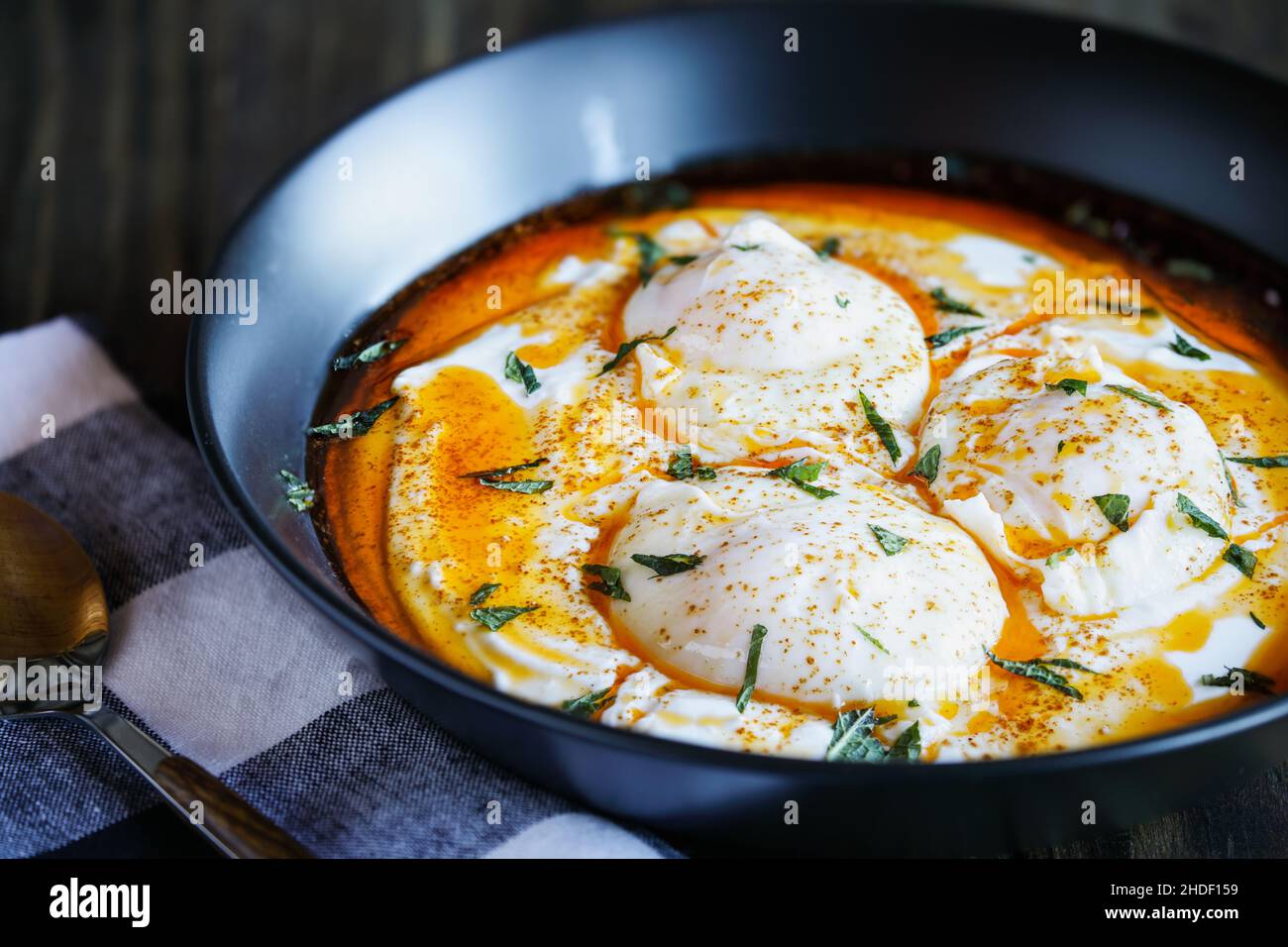 Breakfast yogurt spicy paprika hi-res stock photography and images - Alamy