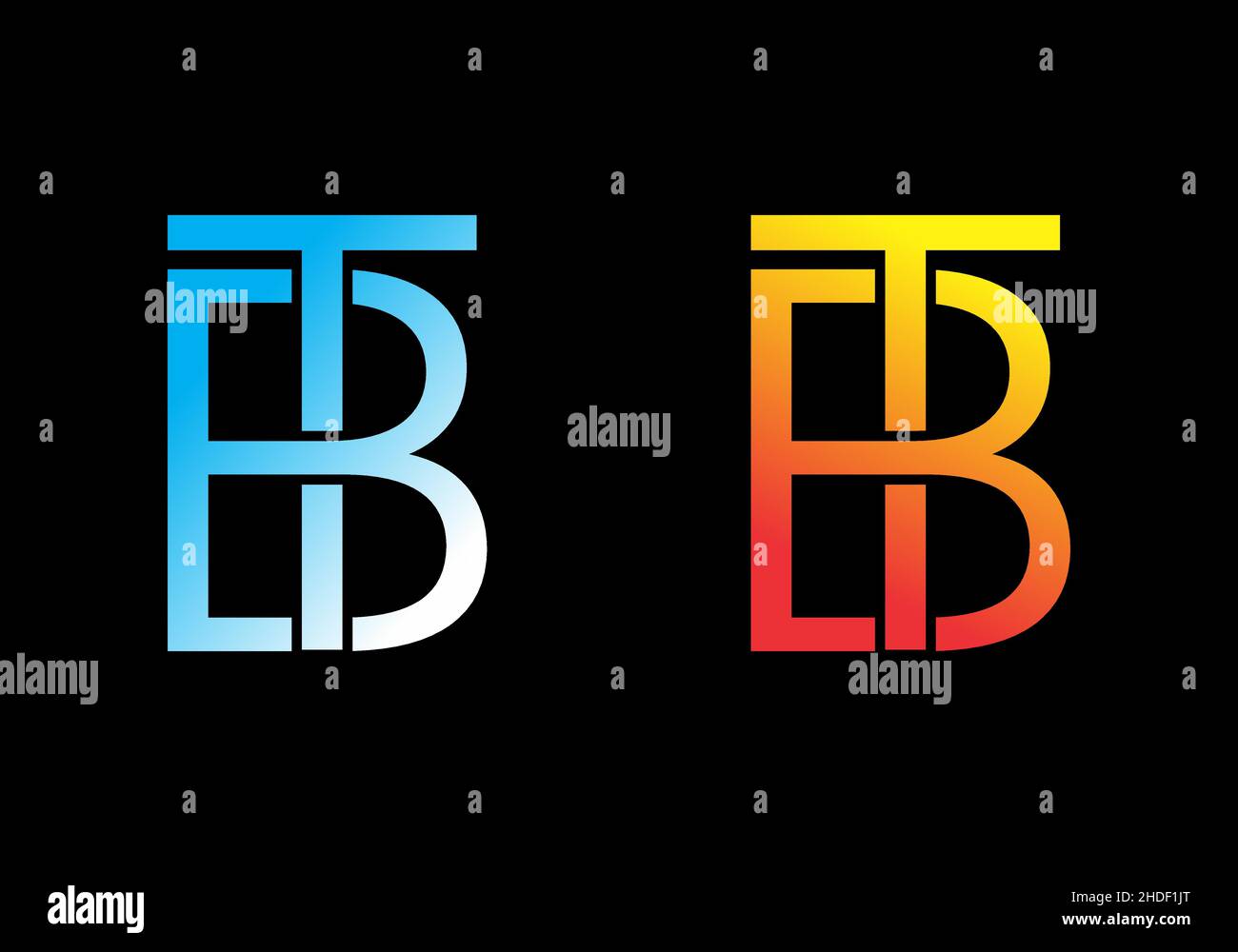 Bt logo white background Stock Vector Images - Alamy