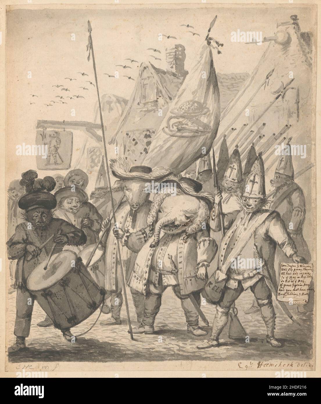 Medieval etching art Stock Photo - Alamy