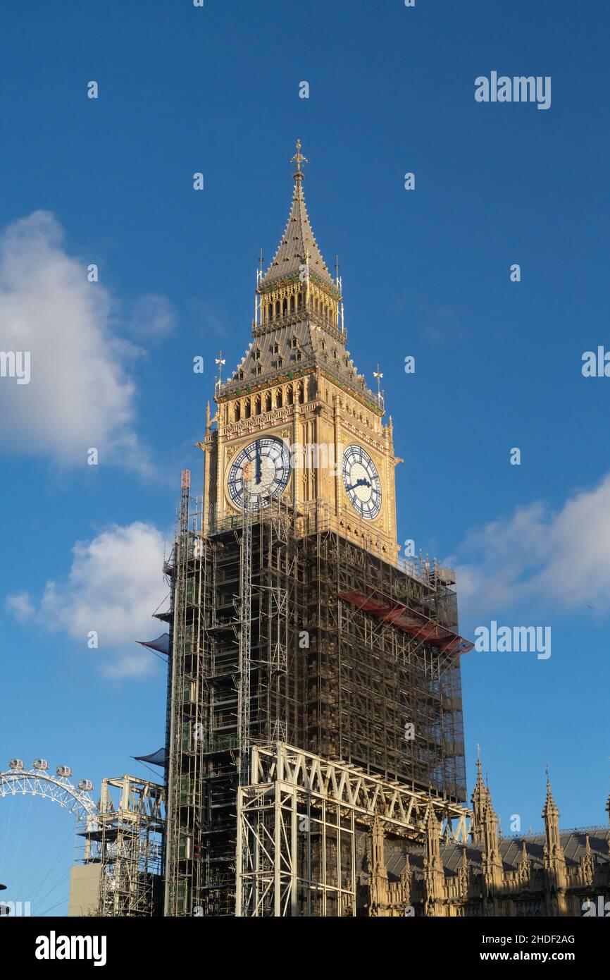 Scaffolding church tower steeple hi-res stock photography and images - Alamy