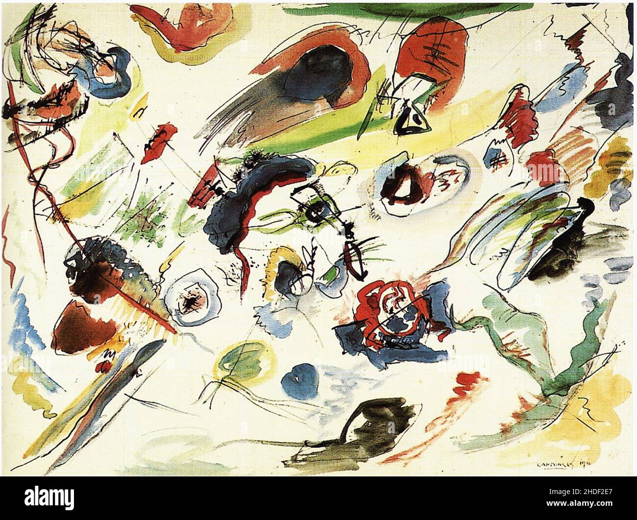 Kandinsky watercolor hi-res stock photography and images - Alamy